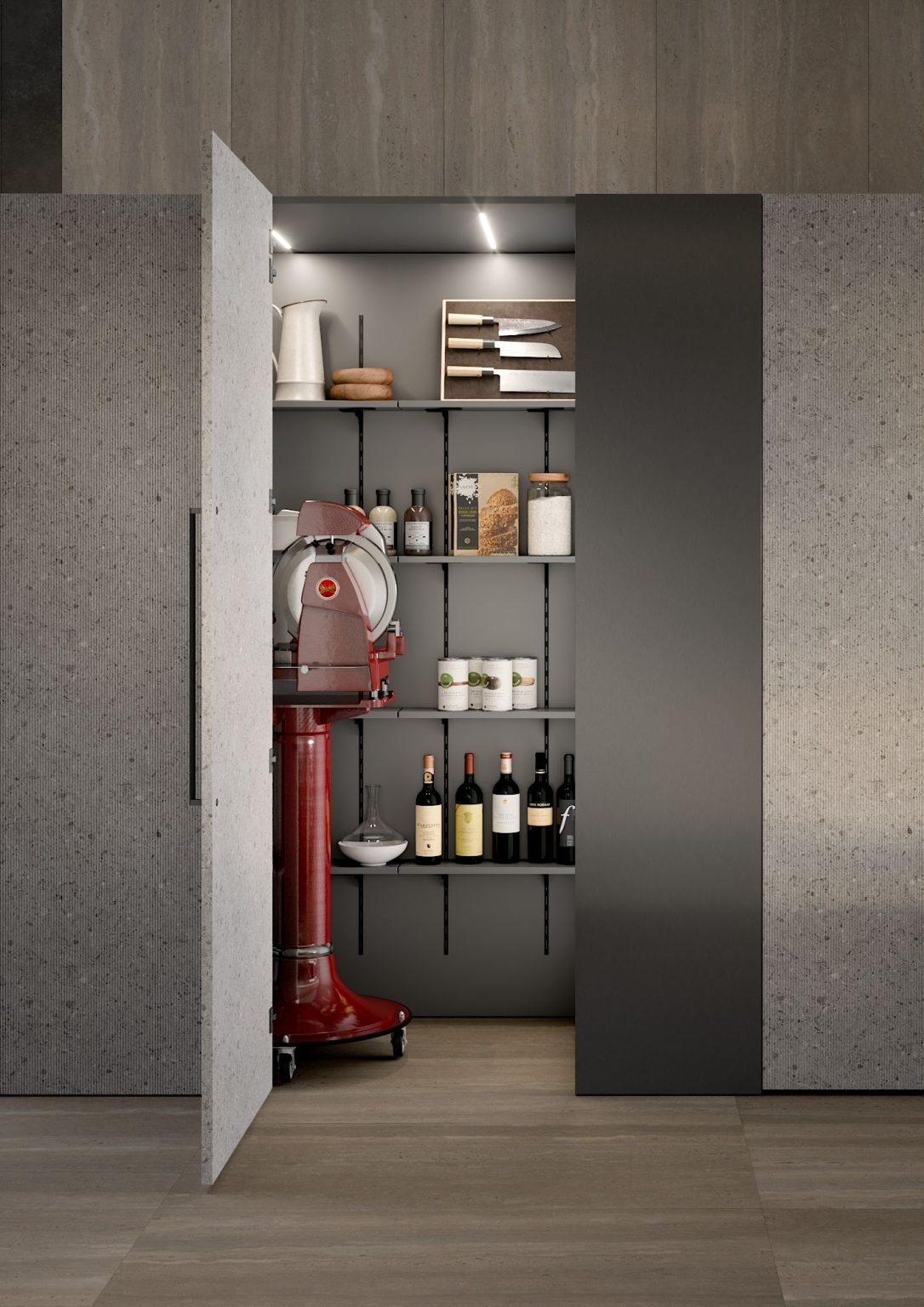 Mina 01 | Modern Kitchen with Monolithic Design - Berloni