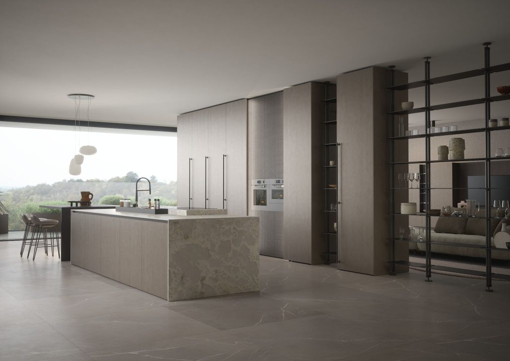 Duse 01 | Sculptural Kitchen with Vertical Columns - Berloni