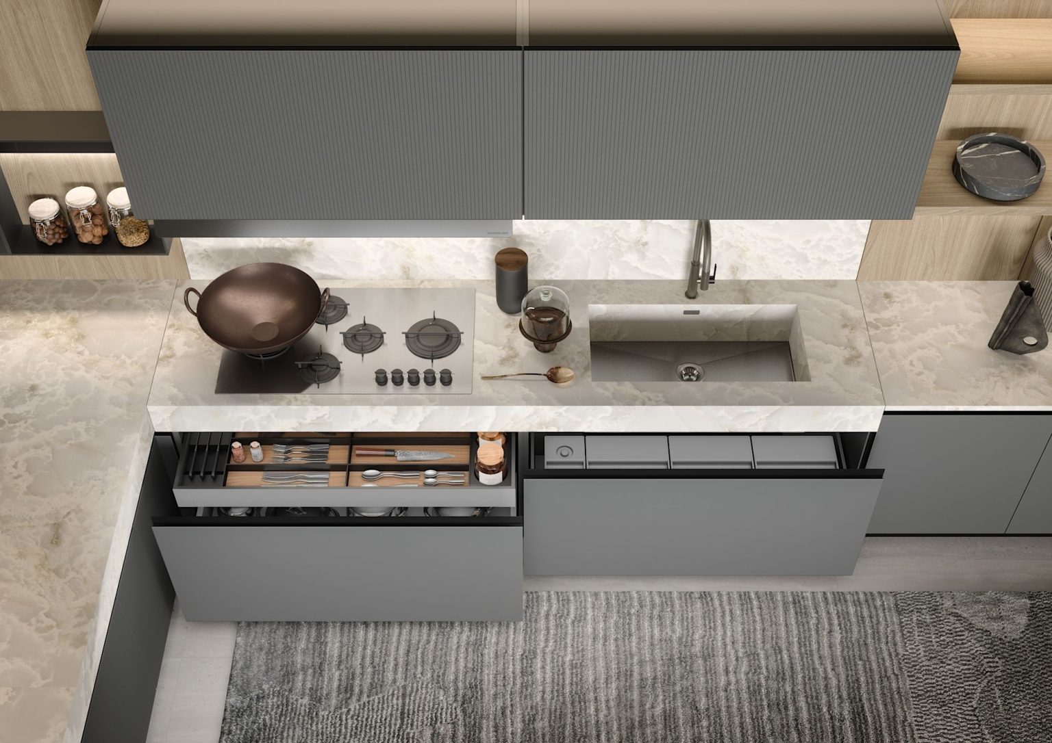 How to organize the cooking area in your kitchen - Berloni