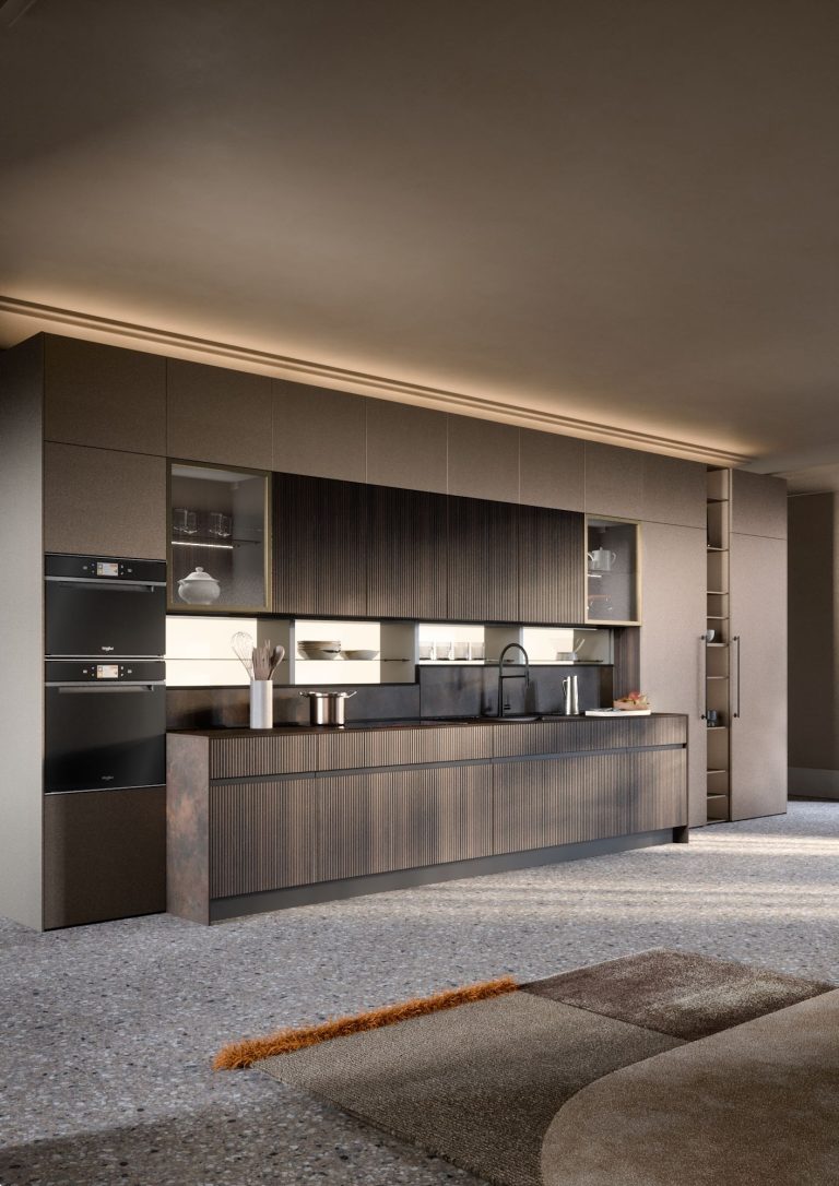 Mina 05 | Elegant Kitchen with Neoclassical Style - Berloni